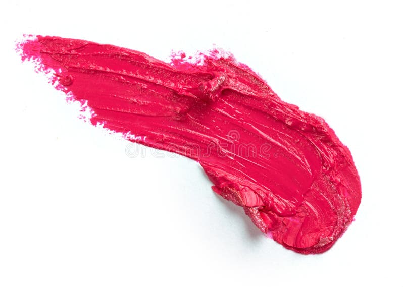 Smudged lipstick stock photo. Image of sample, color - 46375712