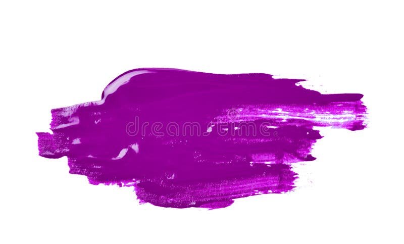 Smudged Splash of Paint Isolated Stock Image - Image of line, design ...