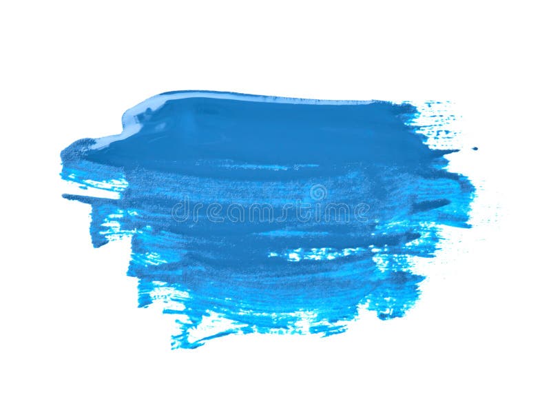 Smudged Splash of Paint Isolated Stock Photo - Image of shape, isolated ...
