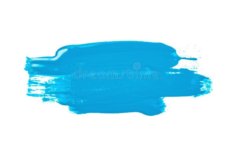 Smudged Splash of Paint Isolated Stock Image - Image of drawing, design ...