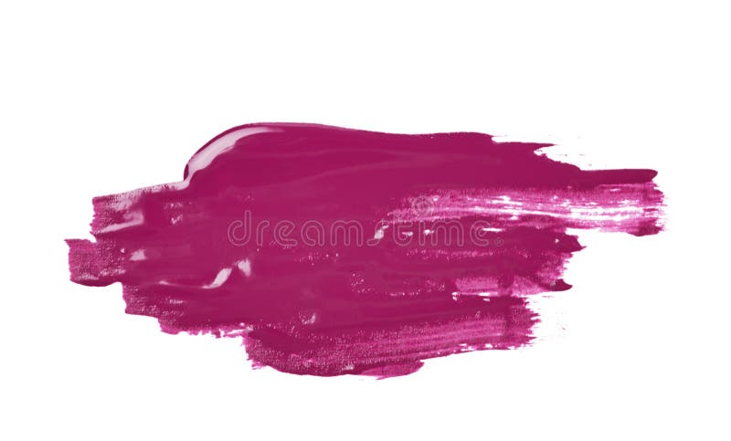 Smudged Splash of Paint Isolated Stock Photo - Image of design ...