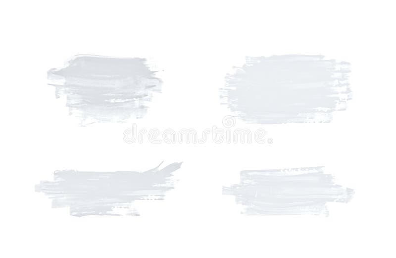 Smudged Splash of Paint Isolated Stock Illustration - Illustration of ...