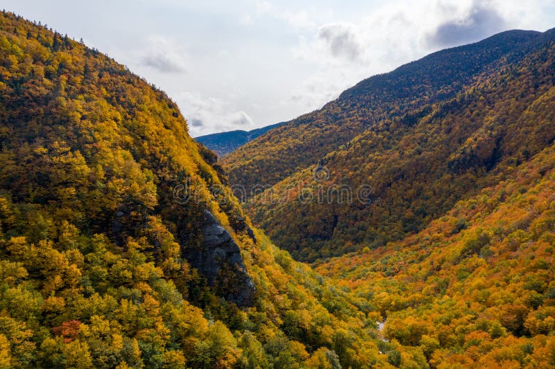 Smugglers Notch, Vermont stock photo. Image of autumn - 206196428