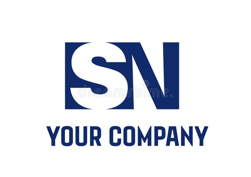 Sn Icon Isolated On White Background Stock Vector - Illustration of ...