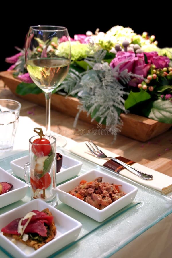 Snack stock photo. Image of snack, dinner, flowers, pans - 1829040