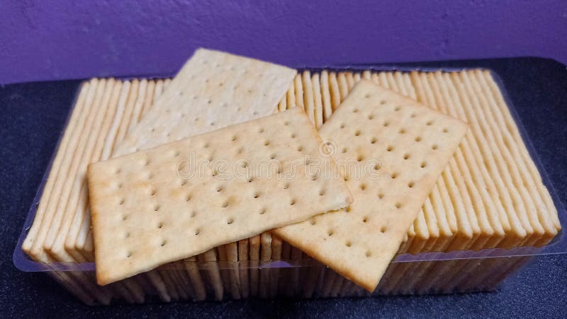 Snack Biscuits Arranged in the Packaging Stock Photo - Image of ...
