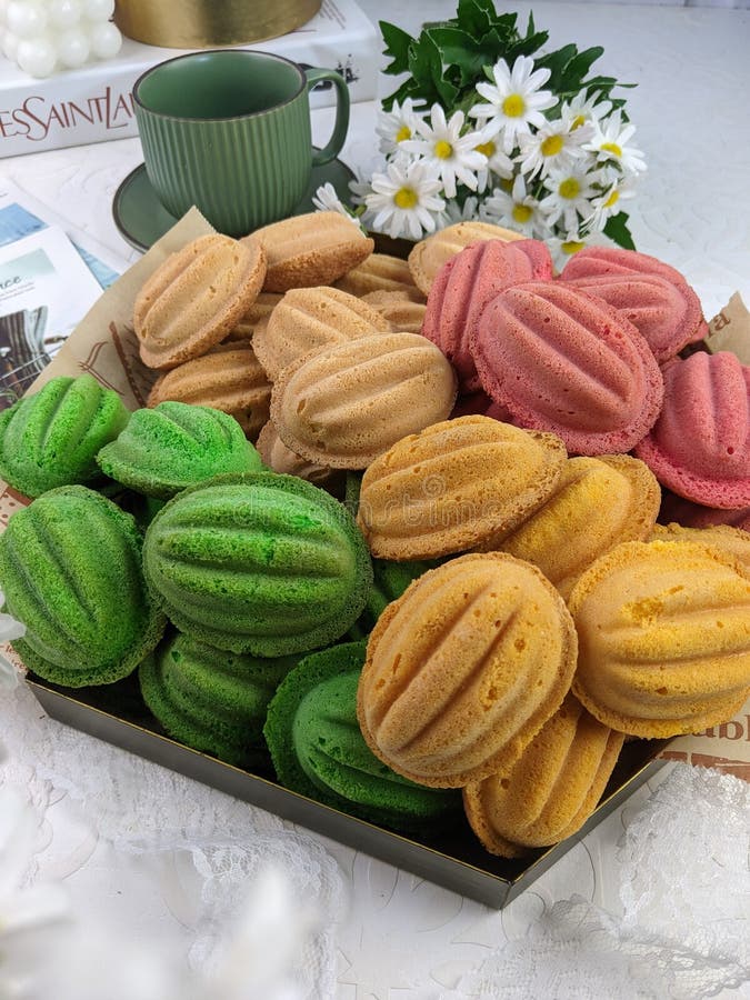 Snack Called Bahulu or Kue Bolu Editorial Stock Image - Image of bahulu ...