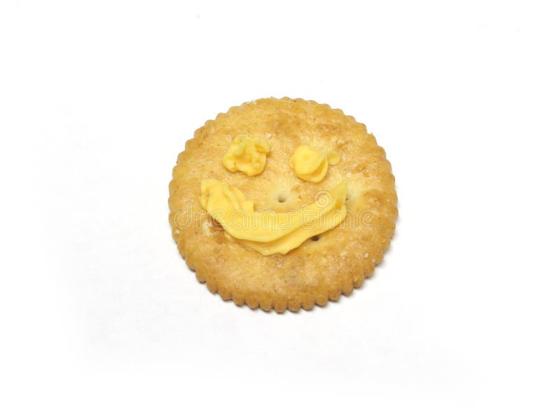 Snack cracker with cheese stock image. Image of white, cheese - 541271
