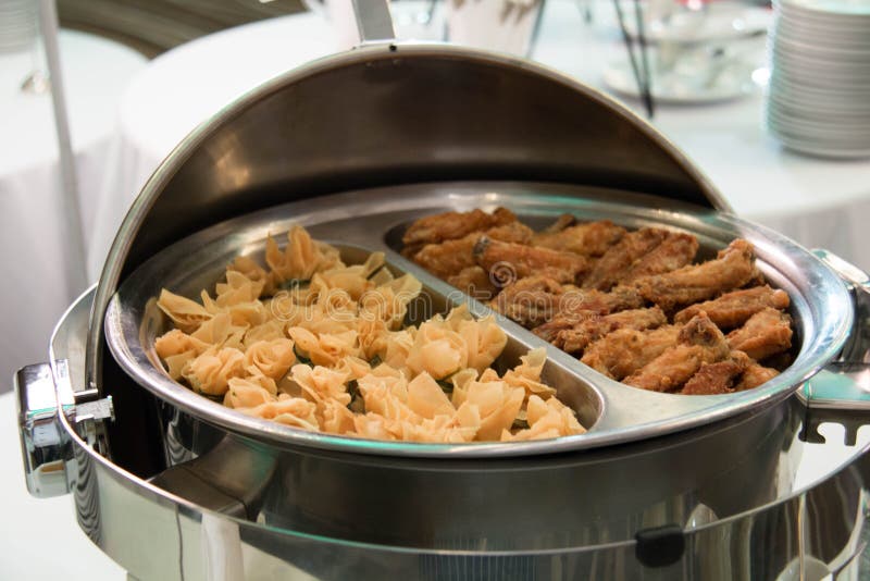 Snack on Dish Detail of the Catering Stock Photo - Image of salty, fast ...