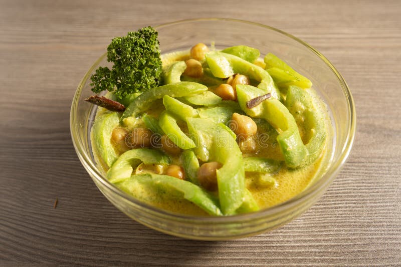 Snack Gaud with Gram Curry Sri Lankan Recipe Stock Image - Image of ...