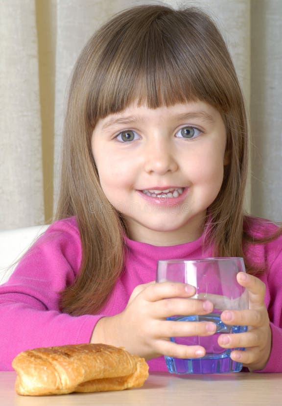 Snack Girl. stock photo. Image of home, fast, food, sweet - 21944008