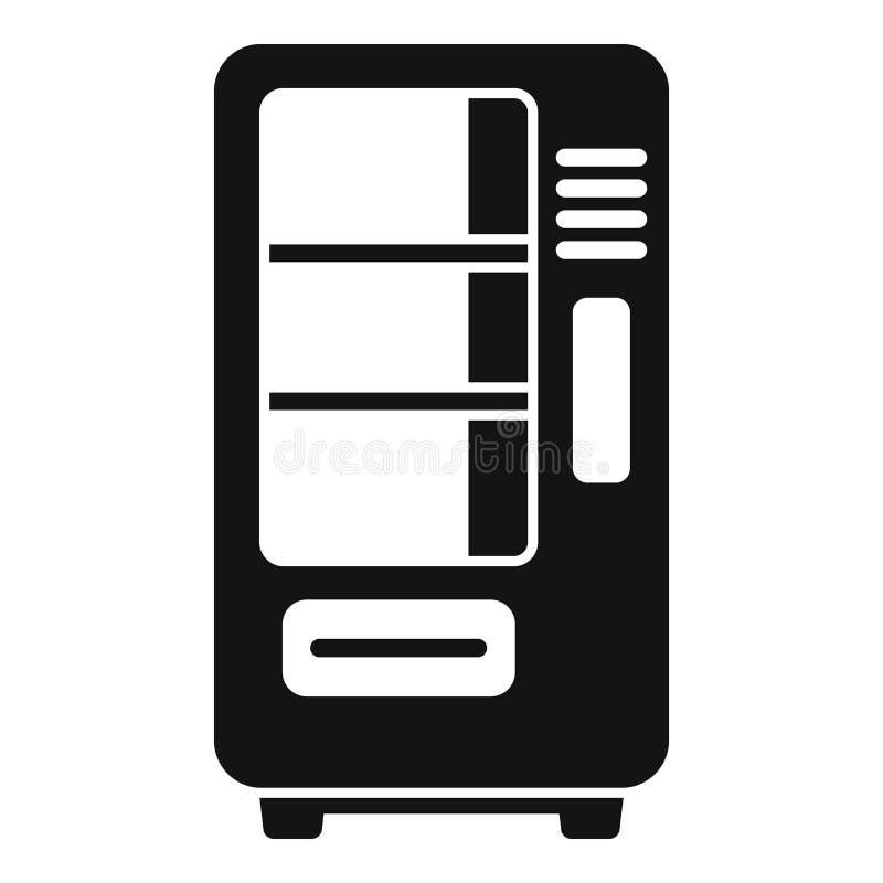 Snack Machine Icon Simple Vector. Street Vending Selling Stock ...