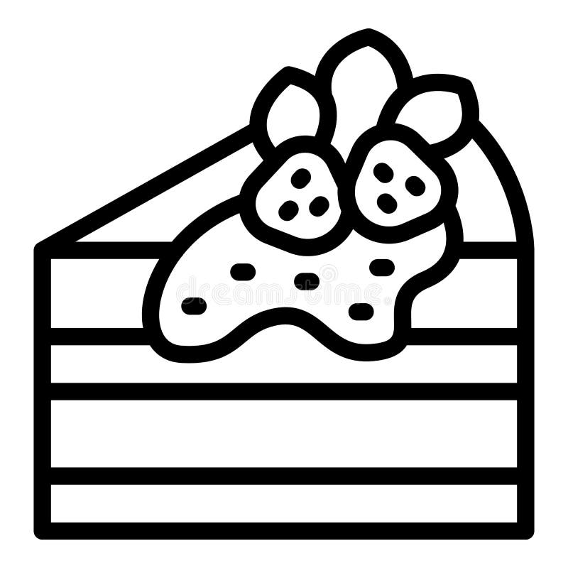 Snack Meal Icon Outline Vector. Slice Food Stock Vector - Illustration ...