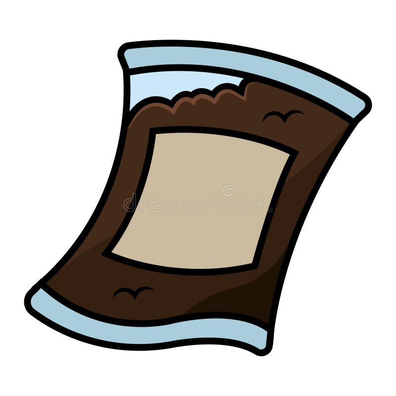 Snack Pack Pouch Cartoon. Vector Stock Vector - Illustration of ...