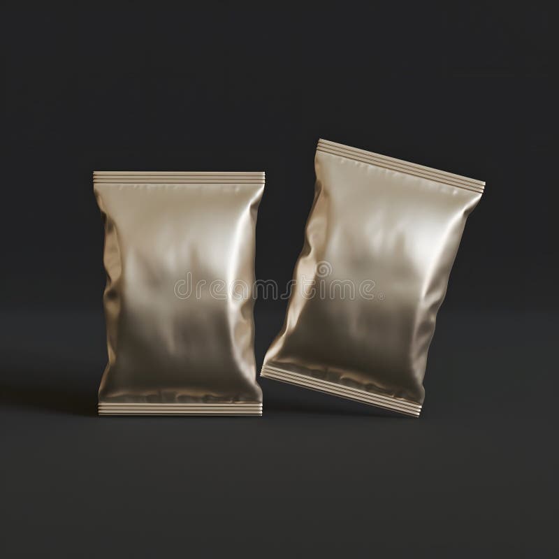 Snack Packaging or Chips Potato 3d Render Realistic Texture Stock ...