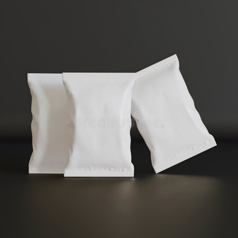 Snack Packaging or Chips Potato 3d Render Realistic Texture Stock ...