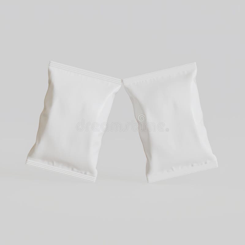 Snack Packaging or Chips Potato 3d Render Realistic Texture Stock ...