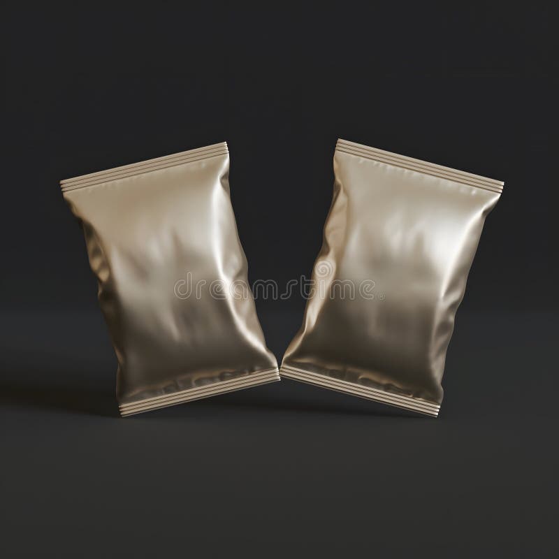 Snack Packaging or Chips Potato 3d Render Realistic Texture Stock ...