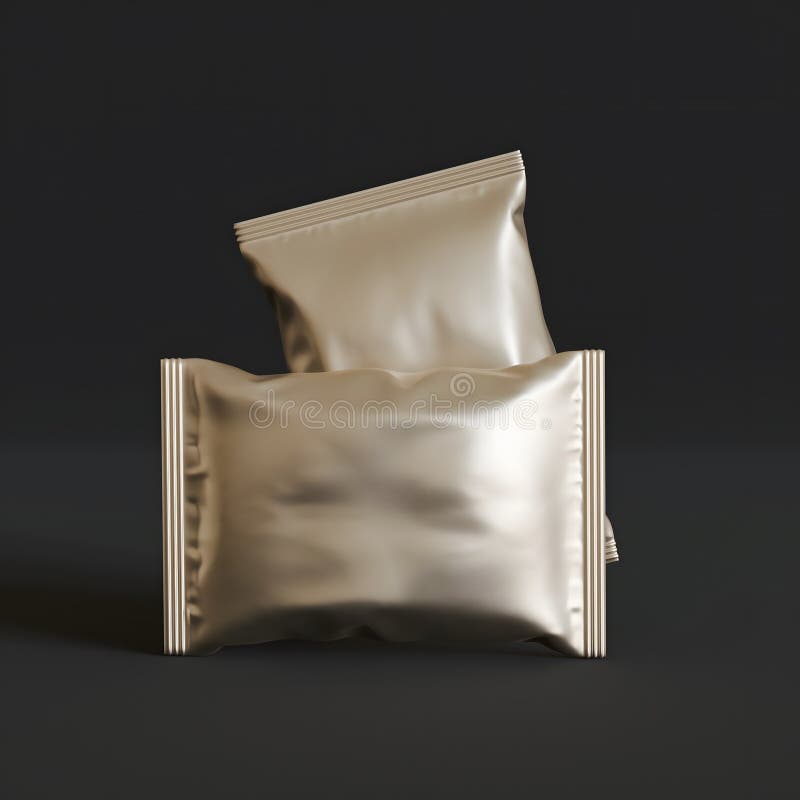 Snack Packaging or Chips Potato 3d Render Realistic Texture Stock ...