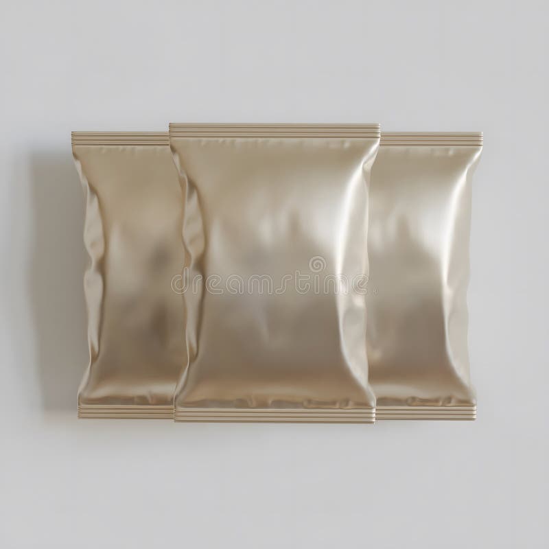 Snack Packaging or Chips Potato 3d Render Realistic Texture Stock ...