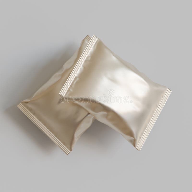 Snack Packaging or Chips Potato 3d Render Realistic Texture Stock ...