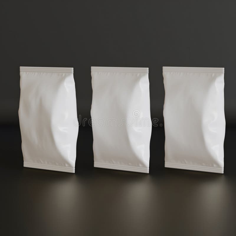 Snack Packaging or Chips Potato 3d Render Realistic Texture Stock ...