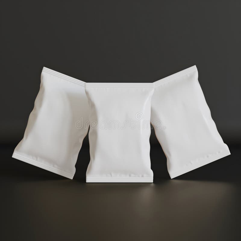 Snack Packaging or Chips Potato 3d Render Realistic Texture Stock ...