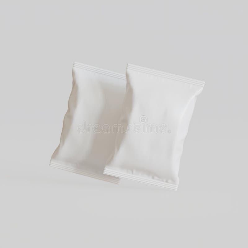 Snack Packaging or Chips Potato 3d Render Realistic Texture Stock ...