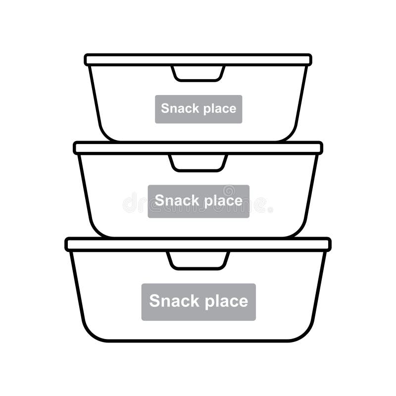 Snack place icon stock vector. Illustration of plastic - 322875036