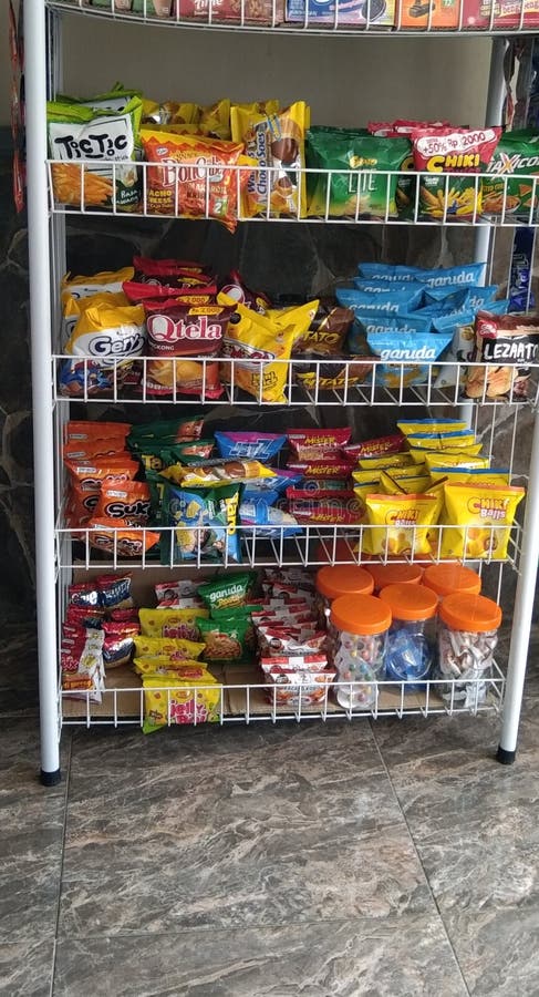 Snack rack for sale editorial photo. Image of bakery - 270499631