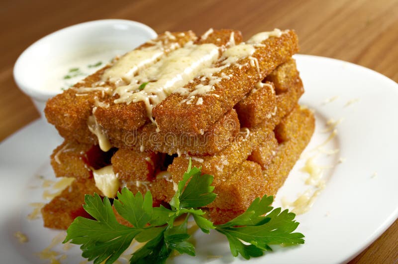 Snack Roast Rusk from Dark Bread Stock Photo - Image of crust, serving ...