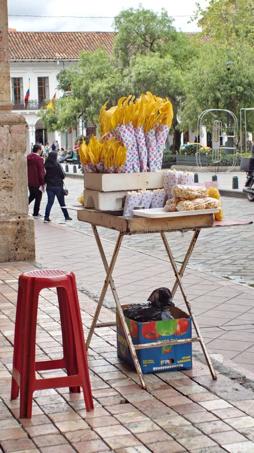 Snack Stand in Front of a Church Editorial Image - Image of popcorn ...