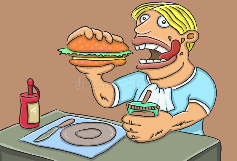 Snack time stock illustration. Illustration of illustrations - 24474633