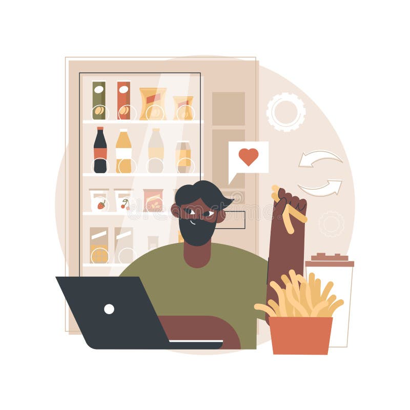 Mindless Eating Stock Illustrations – 41 Mindless Eating Stock ...