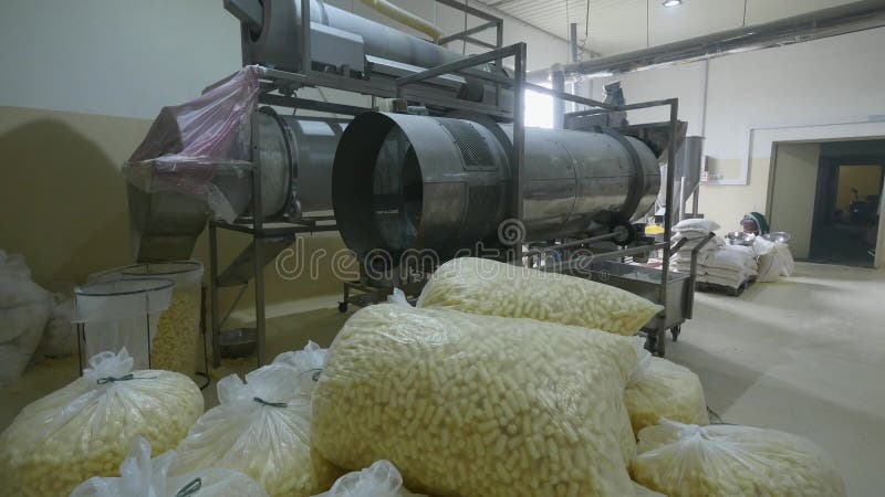 Snacks and Cookies Production at the Factory Stock Photo - Image of ...
