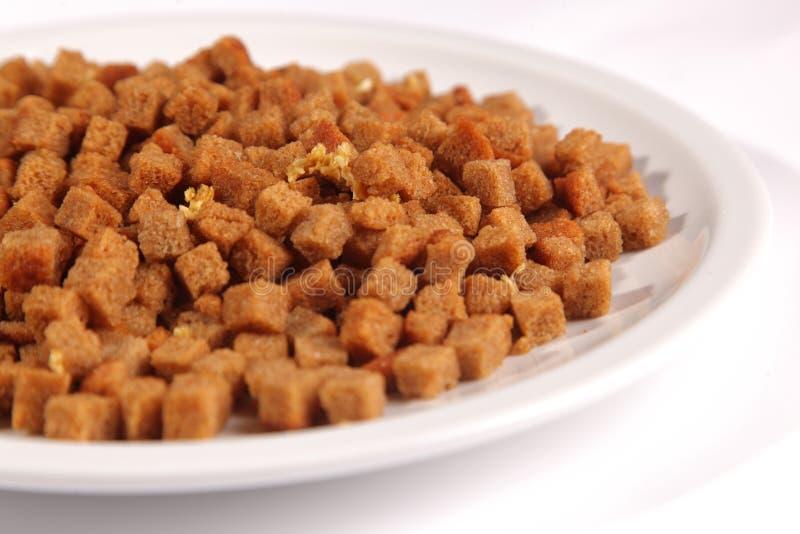 Snacks Dried Crusties, Rye Bread Stock Image - Image of diet, heap ...