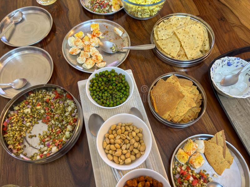 Snacks and Nuts on Wooden Table Arranged for Taking Alcohol Drink Stock ...