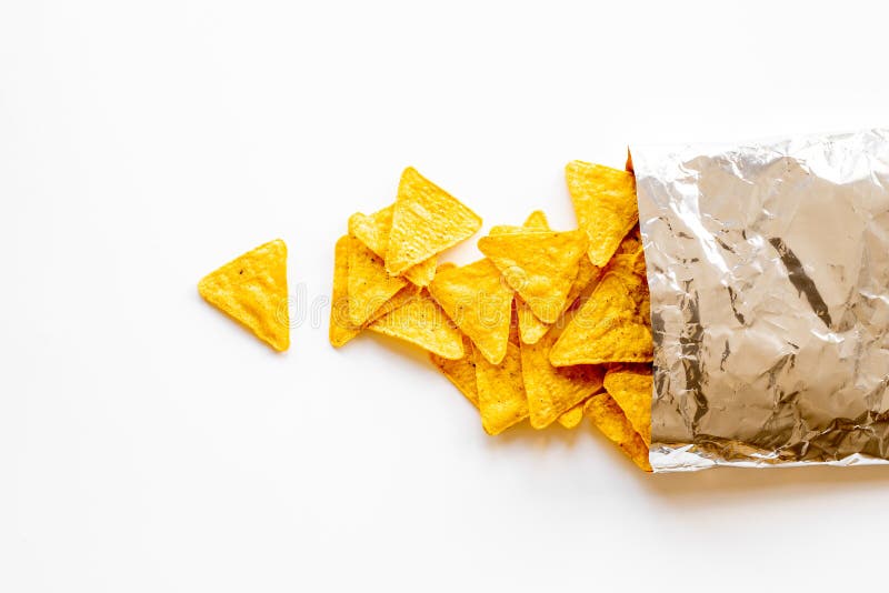 Snacks Party Bag Nachos Chips Top View Stock Photos - Free & Royalty ...