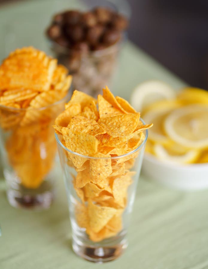 Snacks are Served in a Unique Way, Stock Image - Image of collection ...