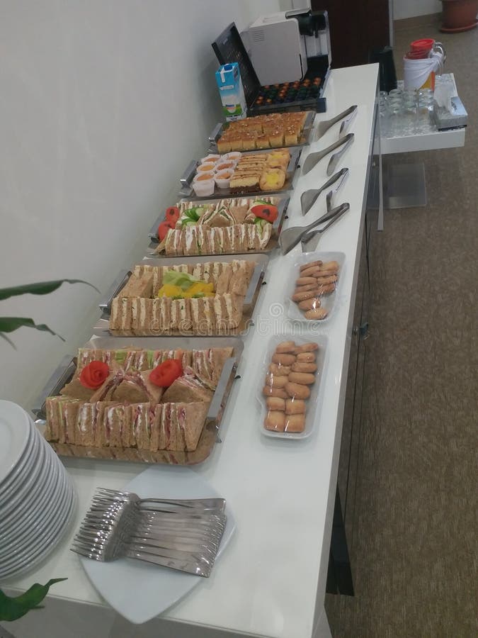 Snacks. stock photo. Image of coffee, buffet, setup - 170135026