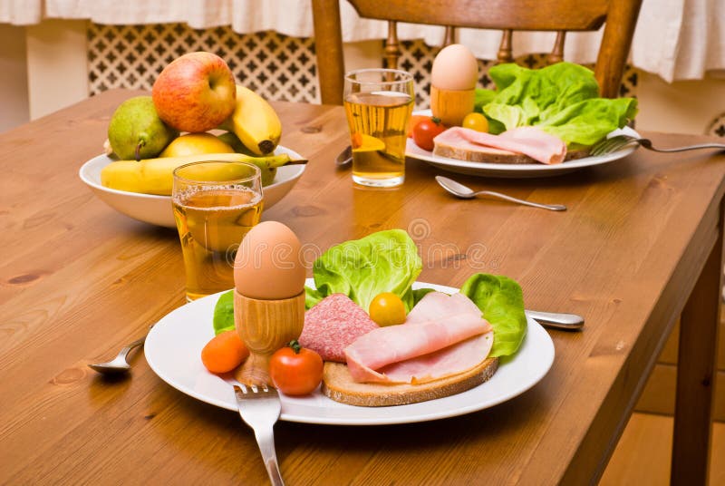 Snacks on Table stock image. Image of breakfast, juice - 5302937