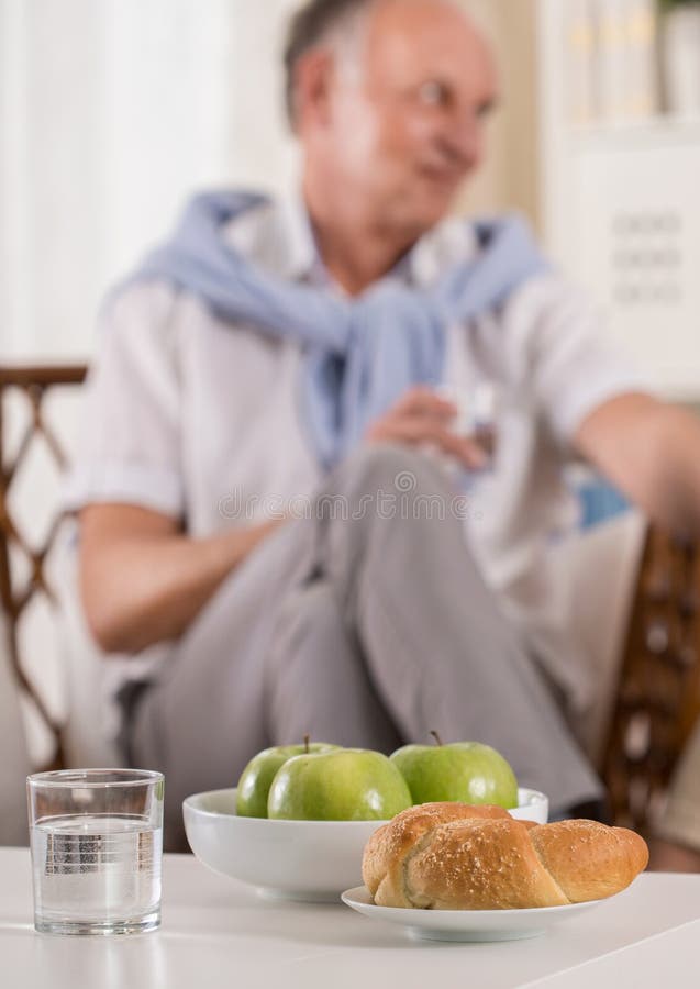 Snacks on table stock image. Image of apple, meal, lunch - 56803713