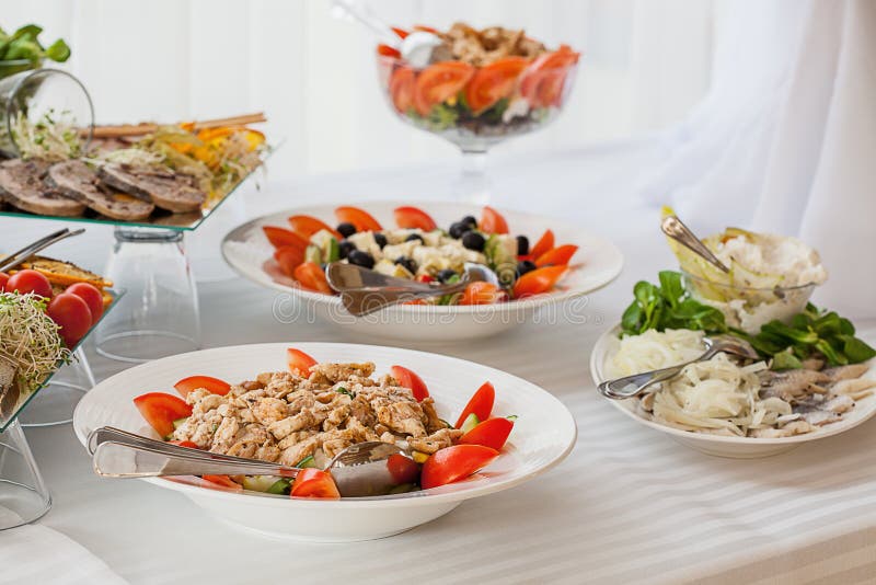 Snacks table stock photo. Image of brunch, plates, organic - 32760408