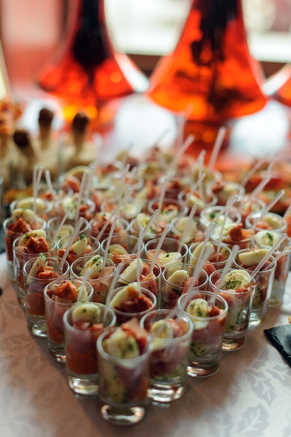 Snacks on the table stock image. Image of dumpling, table - 92365009