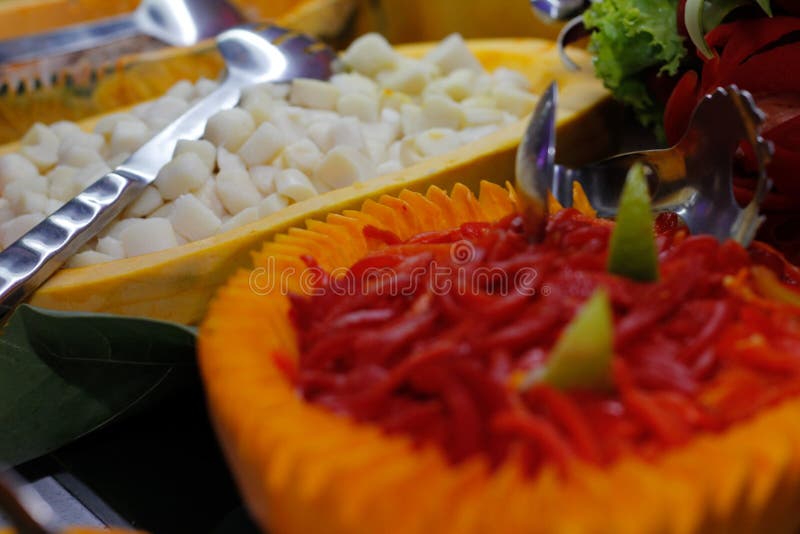 Snacks and Tasty Morsels in a Buffet Stock Photo - Image of banquet ...