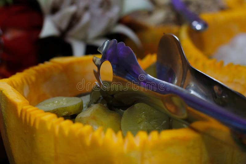 Snacks and Tasty Morsels in a Buffet Stock Photo - Image of drink ...