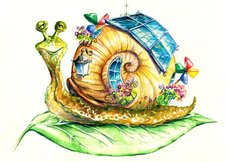 Happy Snail Stock Illustrations – 10,226 Happy Snail Stock ...