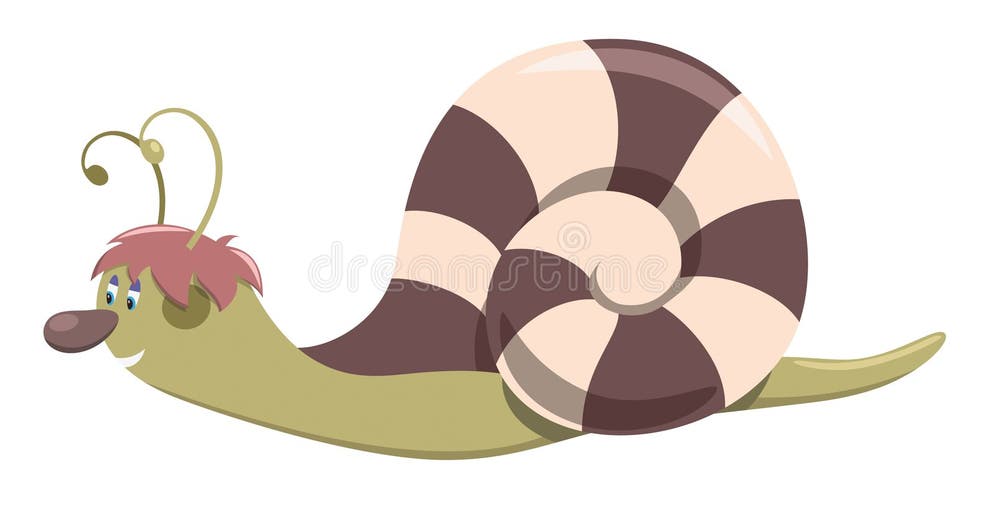 Cartoon Snail Snail Shell Stock Illustrations – 12,184 Cartoon Snail ...