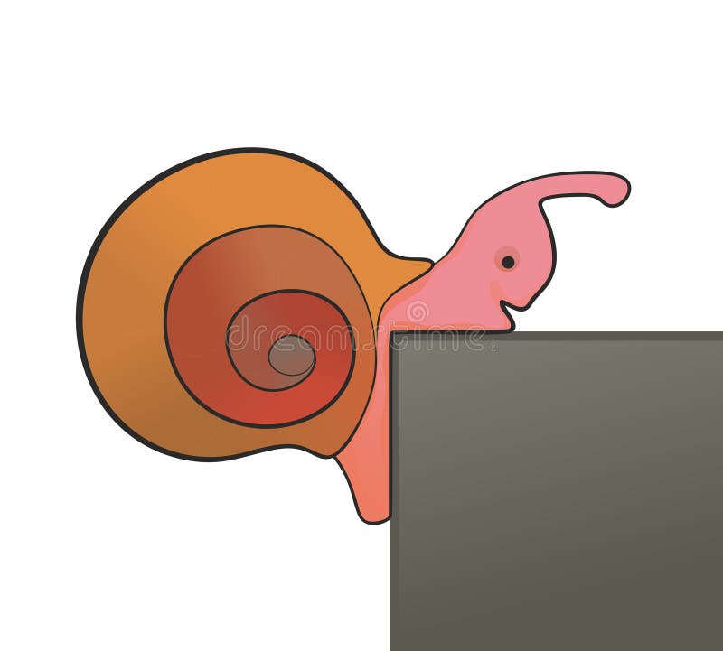 Snail Pace Cartoon Stock Illustrations – 30 Snail Pace Cartoon Stock ...