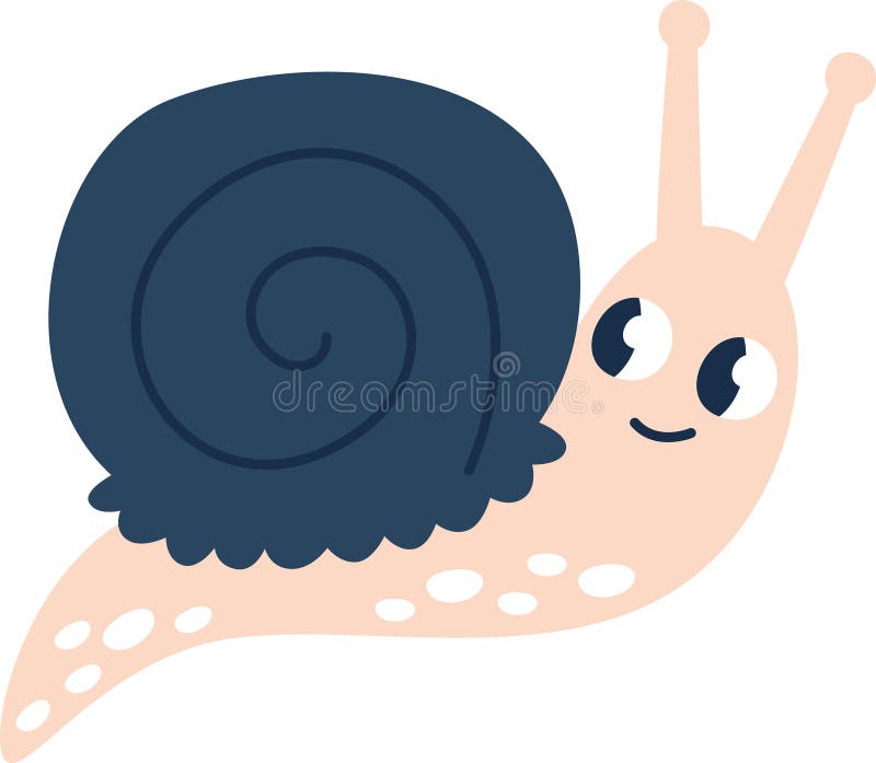 Snail Cartoon Insect stock vector. Illustration of design - 302128279